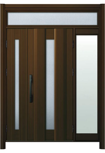 YKK AP玄関ドア ドアリモ S01 袖付き親子ランマ付き - 株式会社MAC