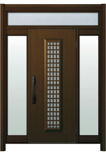 YKK AP玄関ドア ドアリモ S12 両袖FIXランマ付き - 株式会社MAC