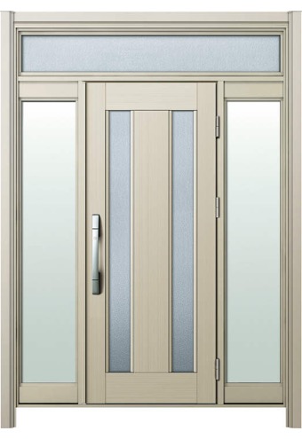 YKK AP玄関ドア ドアリモ S02 両袖FIXランマ付き - 株式会社MAC